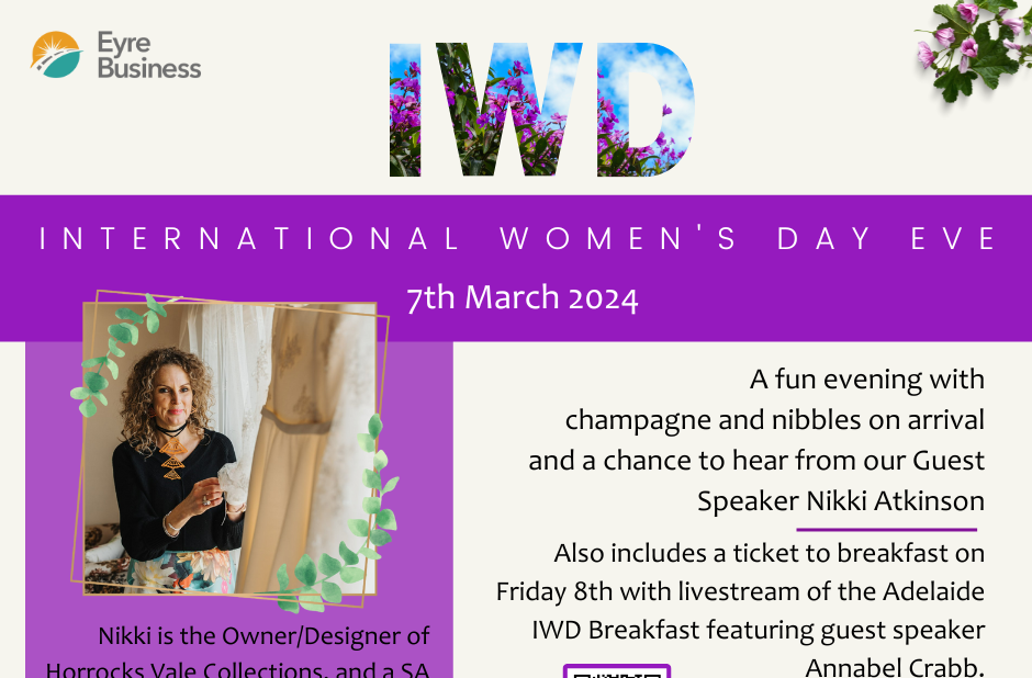 IWD Breakfast 2024 | Eyre Business