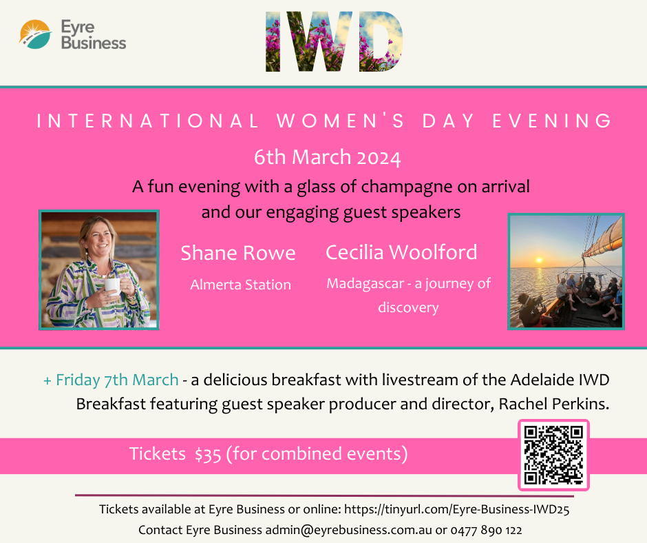 Join us for International Women’s Day 2025 | Eyre Business